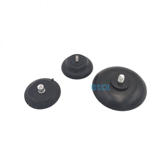 Rubber suction cup vacuum strong suction cup with screw - ETOL
