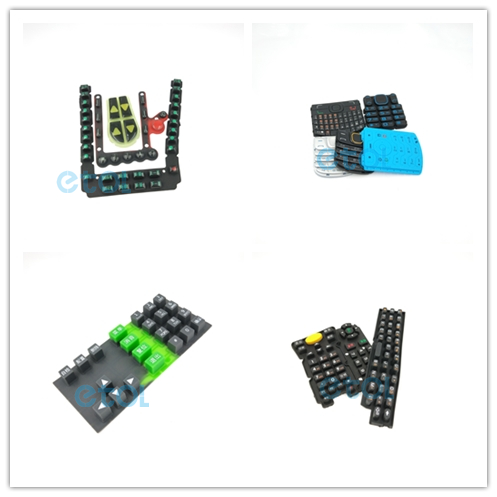 Eco-friendly silicone switch buttons/silicone function keypads - ETOL