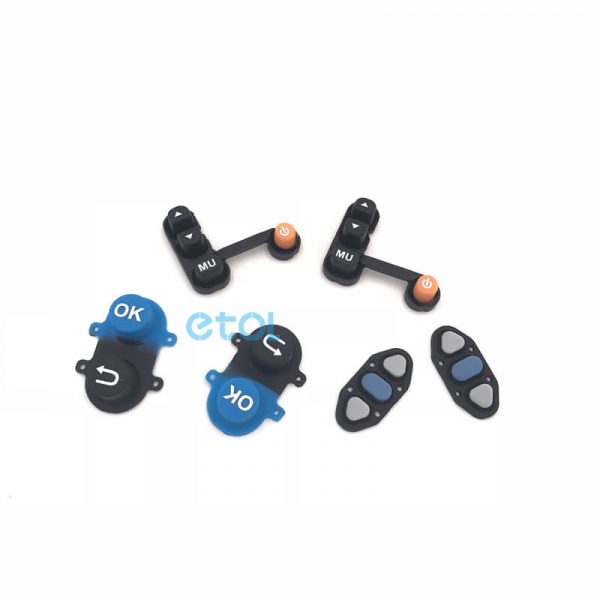 Rubber keypads custom made electronic silicone buttons - ETOL