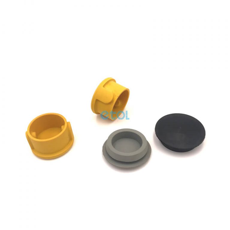 Custom mushroom expandable rubber plugs for holes - ETOL
