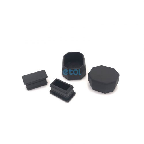 Rubber rectangular caps Custom silicone rubber tips - ETOL