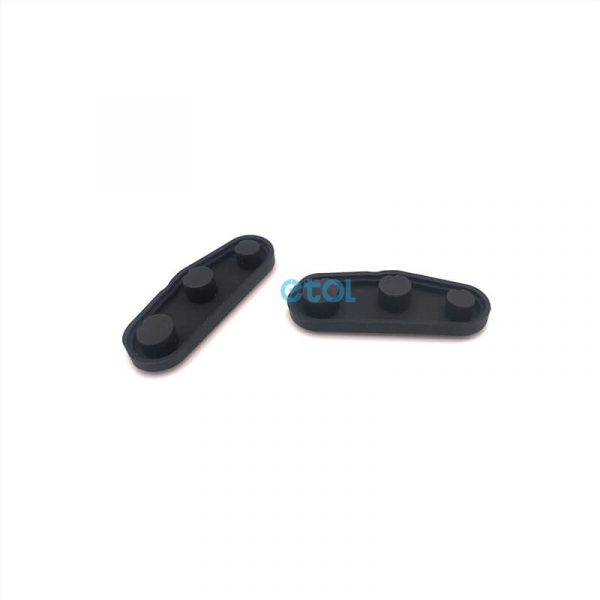 rubber push button covers custom silicone button pad - ETOL