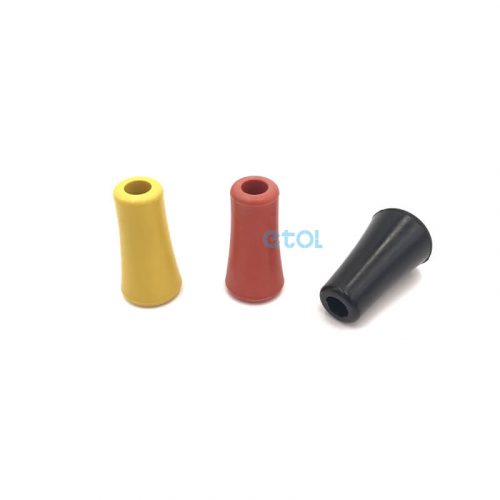 Custom Made Colorful Silicone Rubber End Caps Tips - ETOL