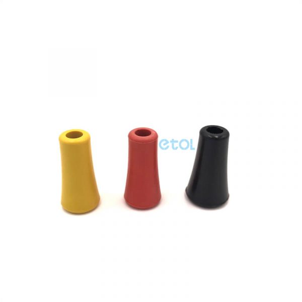 Custom Made Colorful Silicone Rubber End Caps Tips - ETOL