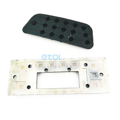 Conductive carbon pill dustproof waterproof button silicon keypad ...