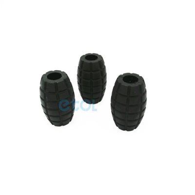 Round textured hard rubber grip handle - ETOL