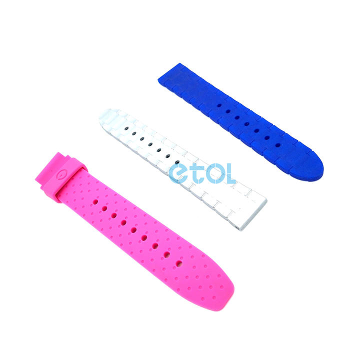 High quality colorful plastic watch strap/silicone belts - ETOL