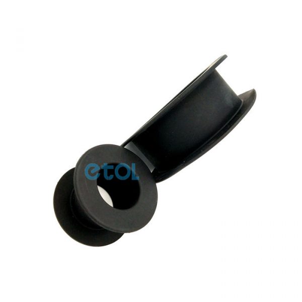 Custom automotive rubber flat grommets with grooves - ETOL