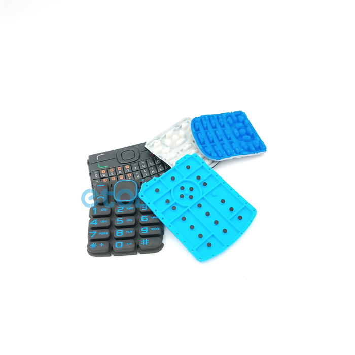 High quality silicone rubber keypads/silicone buttons for phone - ETOL