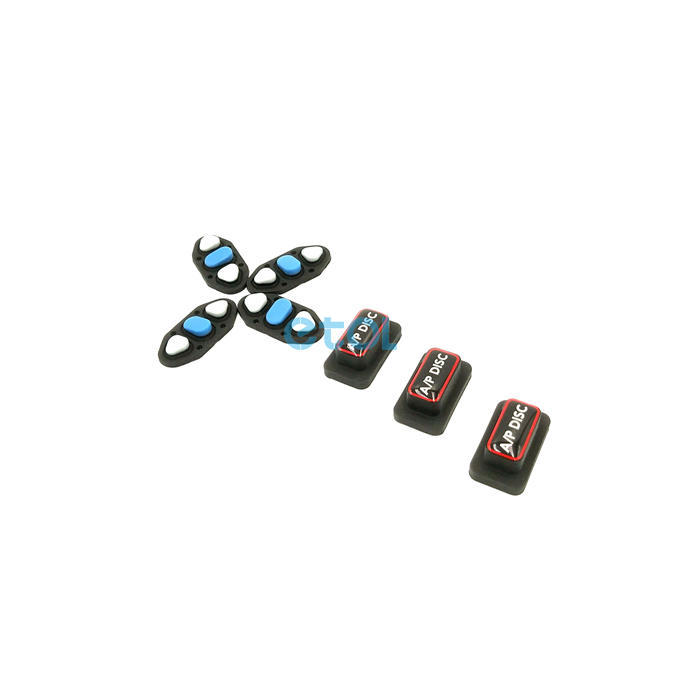 High quality molded colored silicone switch buttons/keypad - ETOL