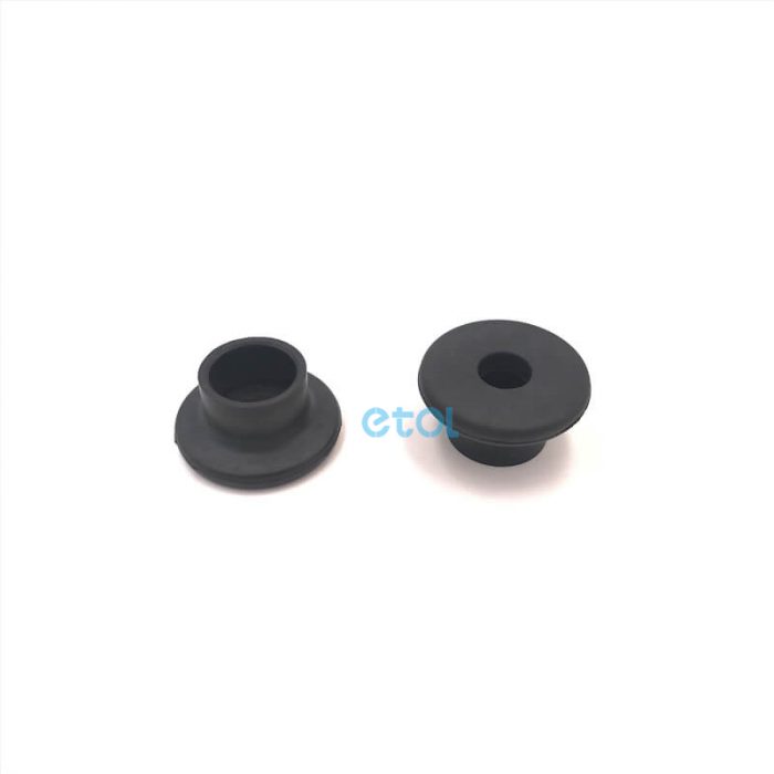 Molded push in grommet rubber sleeve for wire harness - ETOL