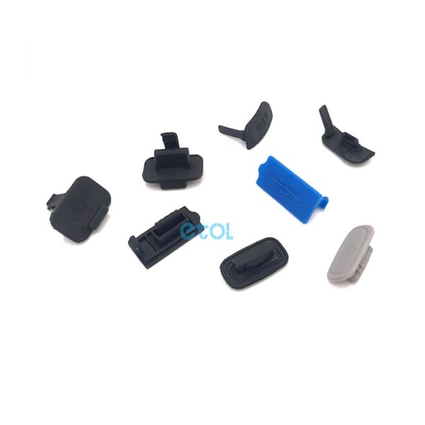 Custom anti dust plug silicone mini usb rubber cover - ETOL
