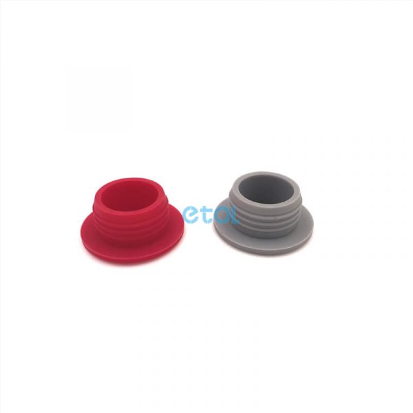 threaded silicone plug custom screw rubber plug for hole - ETOL