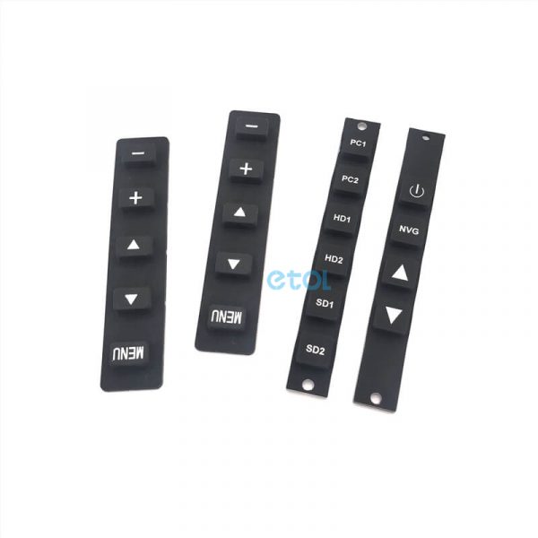 silicone button cover custom made rubber push button - ETOL