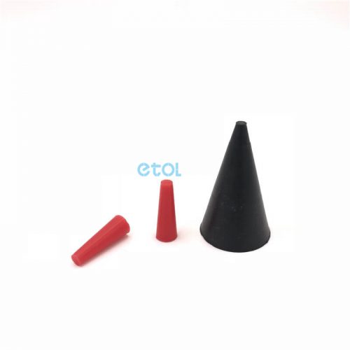 cone shape rubber plug customized silicone stoppers - ETOL