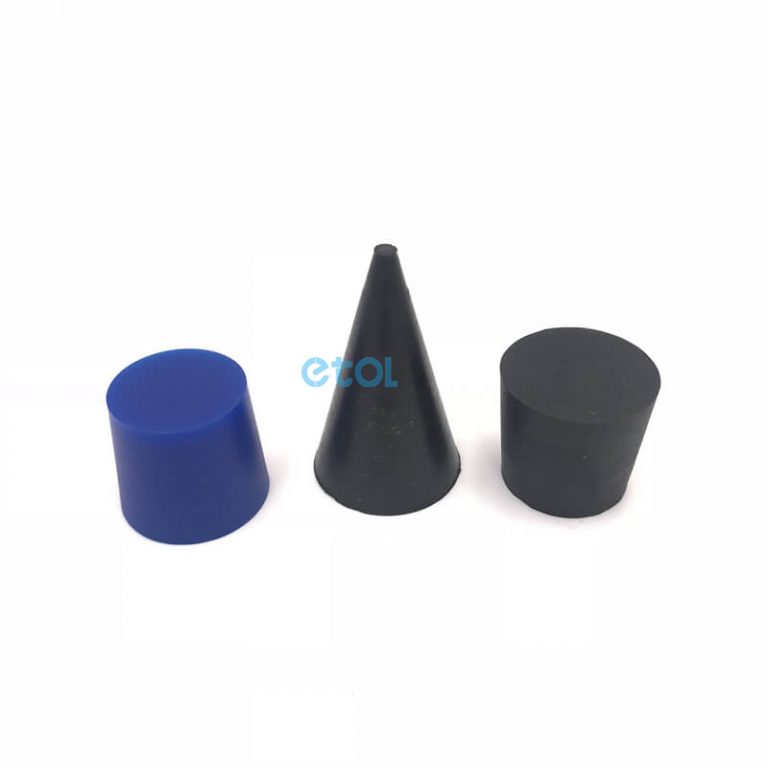 cone shape rubber plug customized silicone stoppers - ETOL