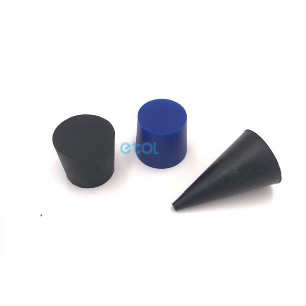 cone shape rubber plug customized silicone stoppers - ETOL