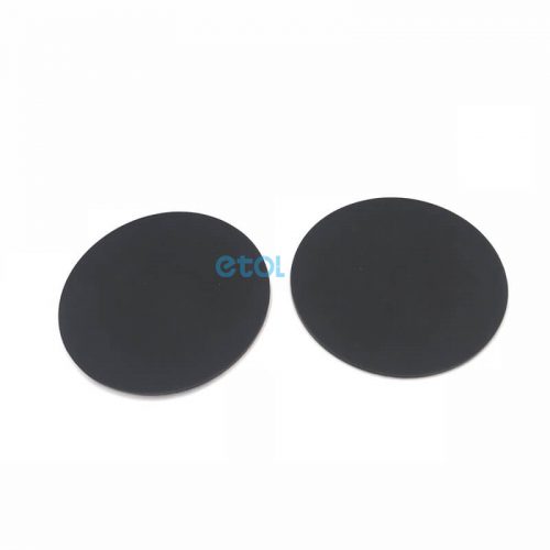 Flat round rubber pad with 3M adhesive backed - ETOL