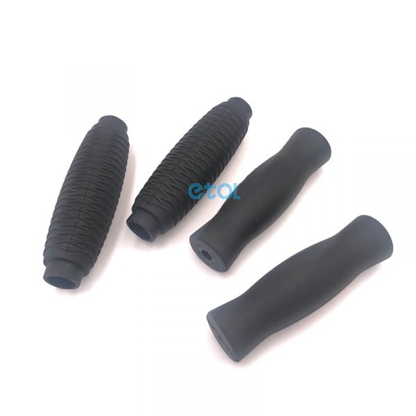 Elastic silicone handle Custom molded rubber grip - ETOL
