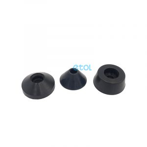 anti vibration rubber feet custom tapered silicone rubber feet - ETOL