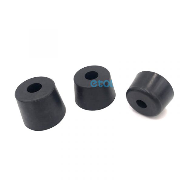 anti vibration rubber feet custom tapered silicone rubber feet - ETOL