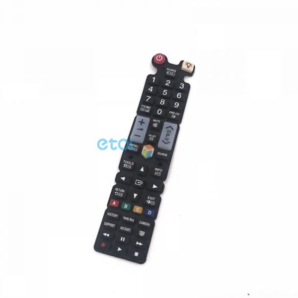 Keypads - Silicone Push Button Rubber Keypads for Remote - ETOL