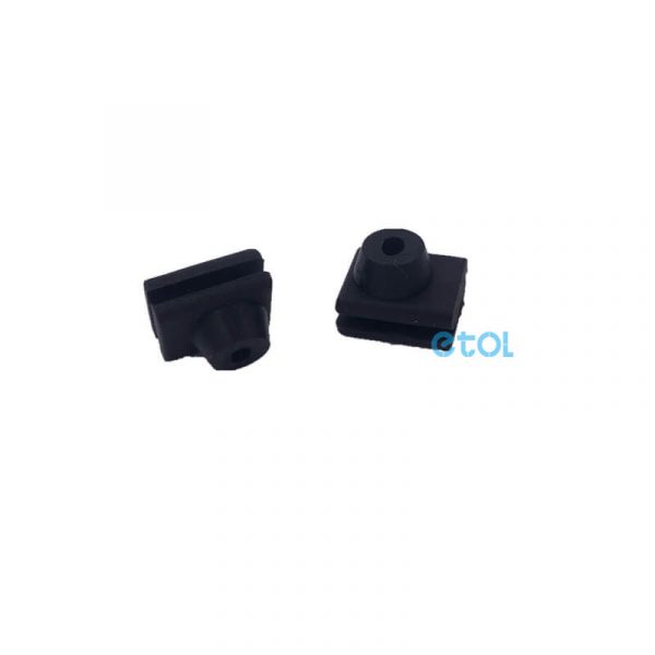 Custom made rubber rectangular silicone grommet - ETOL