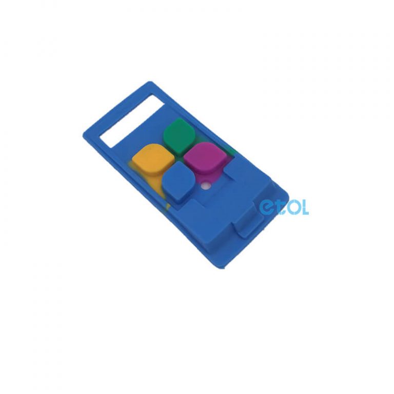 Factory customized colored silicone electronic keypad - ETOL