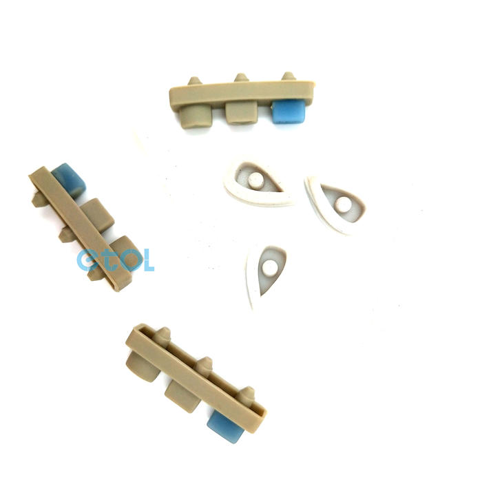 Special-shape silicone push buttons/small rubber key buttons - ETOL