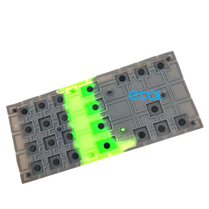 silicone keypads/silicone elastic keystroke for equipment - ETOL