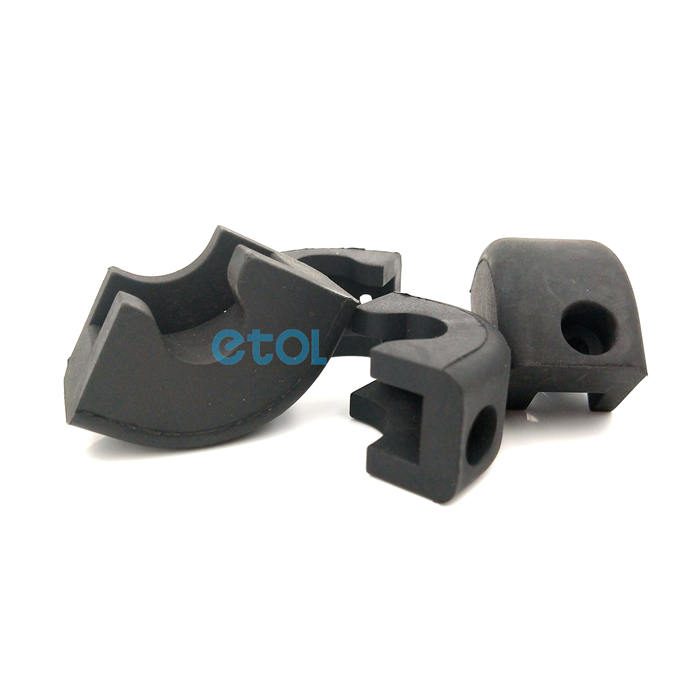 Molded industrial natural rubber feet/bumper for equipment - ETOL