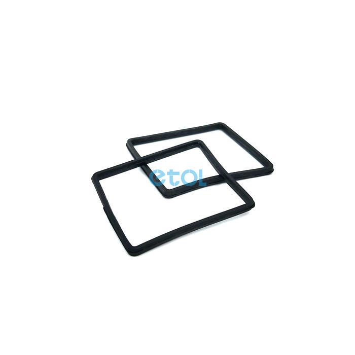 Molded square rubber insulative gaskets/rubber seal washer - ETOL