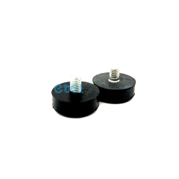 Industrial silicone rubber parts/rubber mounts with M6 screw - ETOL