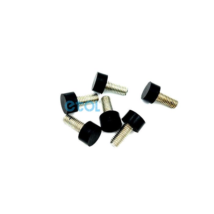 Molded industrial natural rubber damper/bumper with different sizes - ETOL