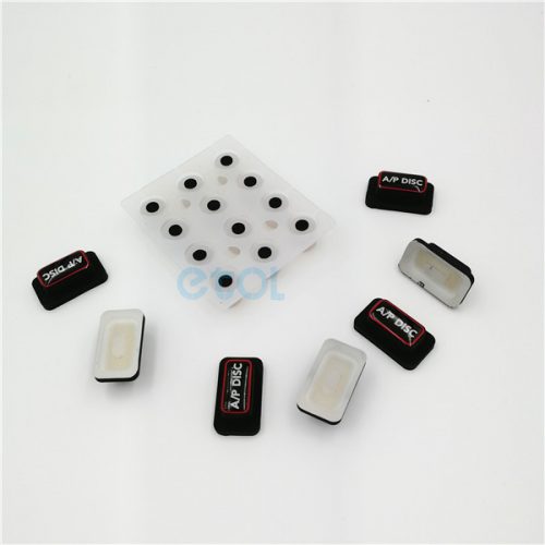 Custom made silicone button keypad with carbon pills - ETOL