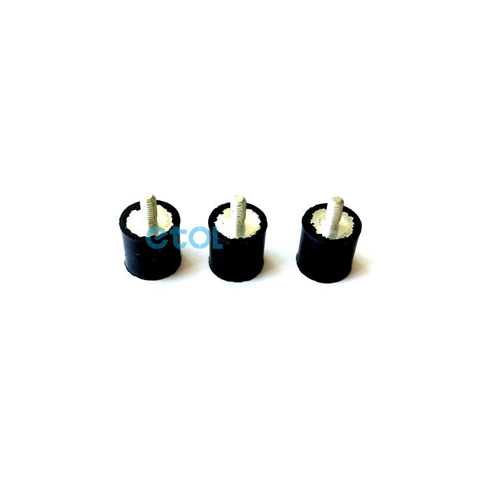 High performance rubber damper/small rubber buffer with screw - ETOL