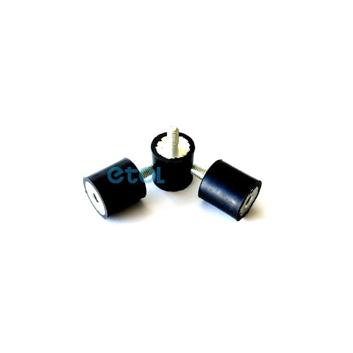 Custom small rubber buffer/rubber damper with M4 screw - ETOL
