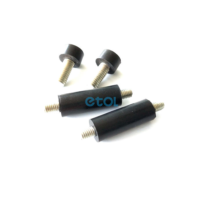 Natural rubber damper/shock-absorber with M6 M8 screw - ETOL