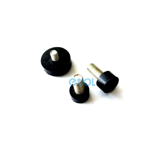 High quality rubber damper/EPDM bumper with metal screw - ETOL