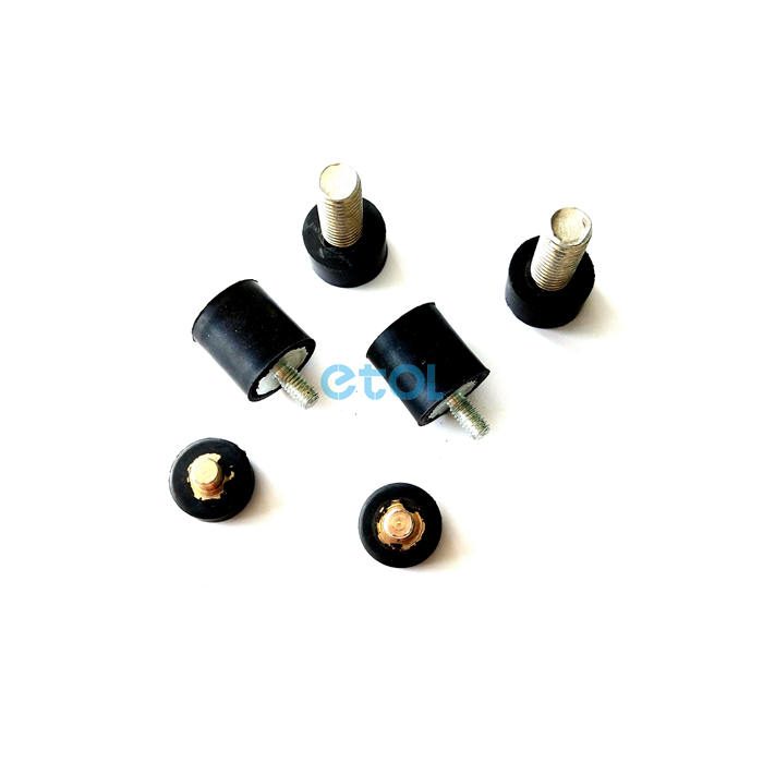 Custom rubber mounts and damper for engine anti-vibration - ETOL