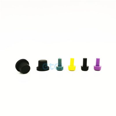 Round head small mushroom silicone rubber plugs silicone stopper - ETOL