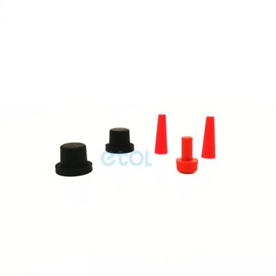Customized rubber cone plug for pipe 8mm rubber hole plug - ETOL