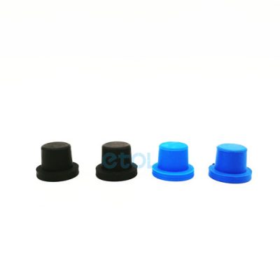 Custom heat resistant silicone rubber pipe stopper/rubber solid plug - ETOL