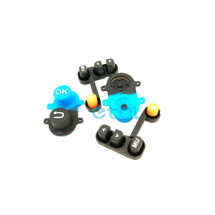 small single key buttons/rubber silicone switch push buttons - ETOL