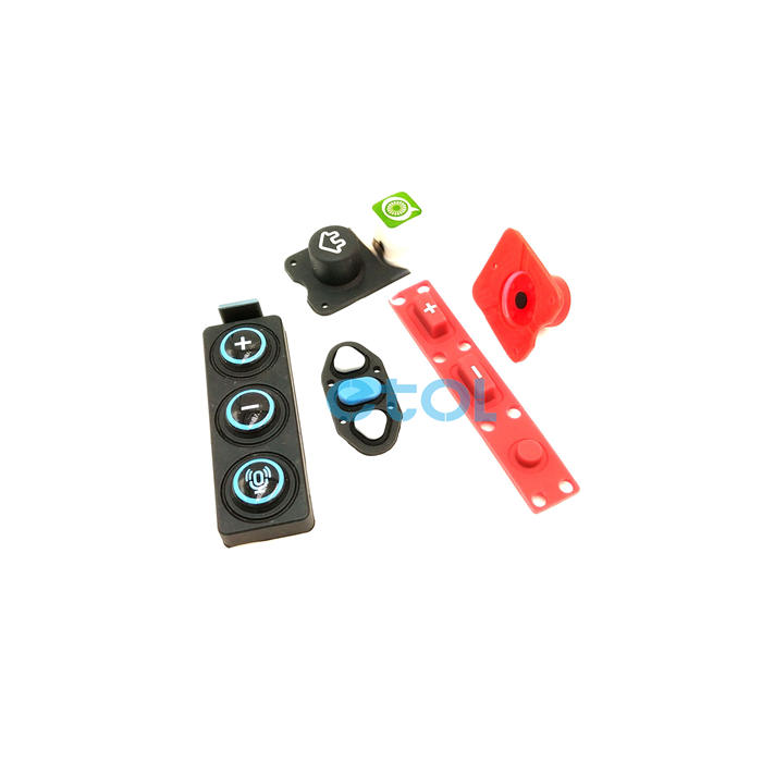 conductive silicone keypads/silicone elastic key buttons/keystroke - ETOL
