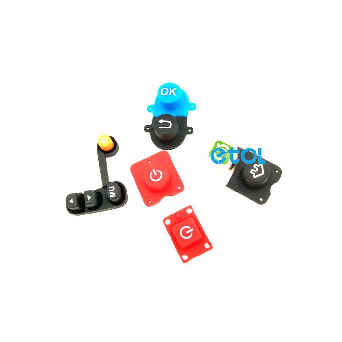 custom silicone membrane switch/colorful silicone buttons - ETOL