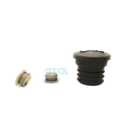 Small round silicone rubber screw threaded seal plugs - ETOL