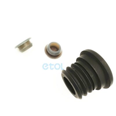 Small round silicone rubber screw threaded seal plugs - ETOL