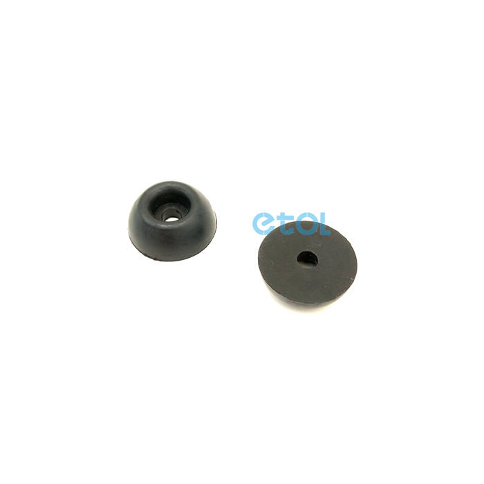 Molded rubber bumper/rubber mounting feet with metal spacer - ETOL