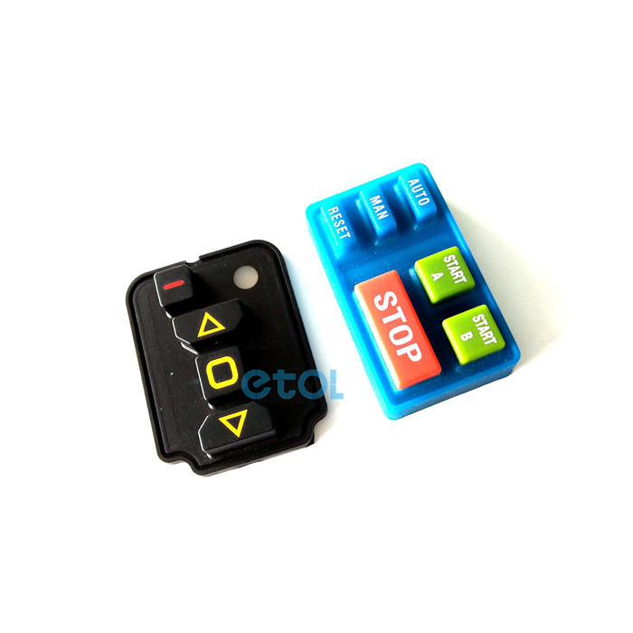 Conductive carbon pill rubber buttons/silicone keypad button - ETOL